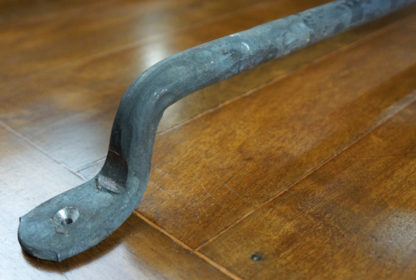 Large Forged Iron Handle, Modern Iron Door Pull - Old World Hardware