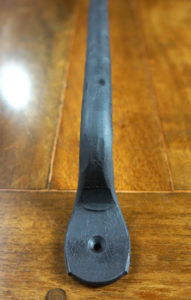 Large Forged Iron Handle, Modern Iron Door Pull - Old World Hardware