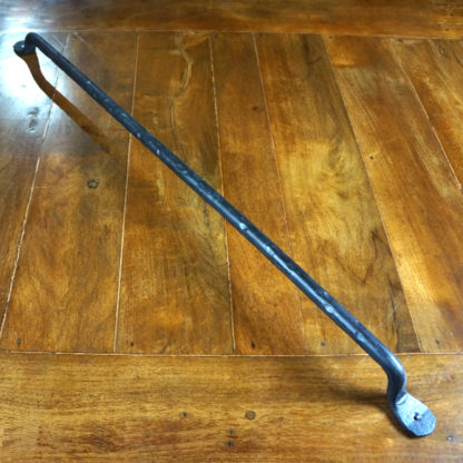 Large Forged Iron Handle, Modern Iron Door Pull - Old World Hardware
